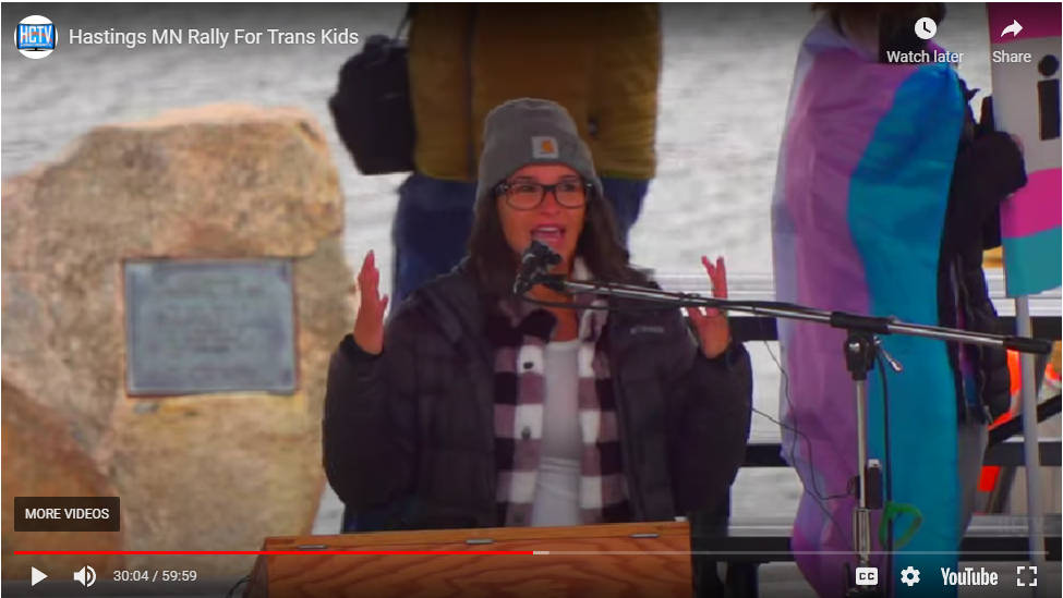 Erin Maye Quade Speaks at the Rally for Trans Kids - Gender Justice