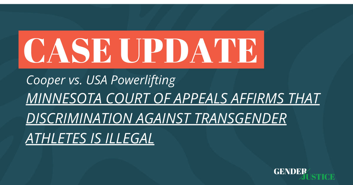 Minnesota Court of Appeals affirms discrimination against transgender ...