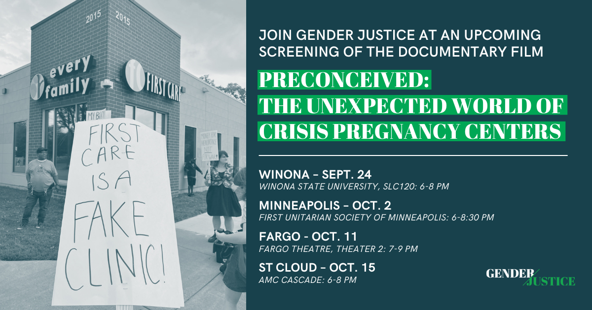 Preconceived Screening Events - Gender Justice